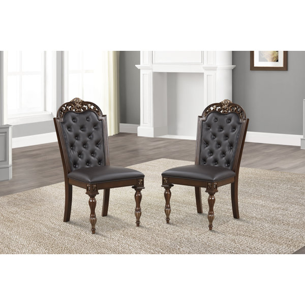 Royal Classics Maximus 7-Piece Wood Dining Set in Madeira & Reviews | Wayfair